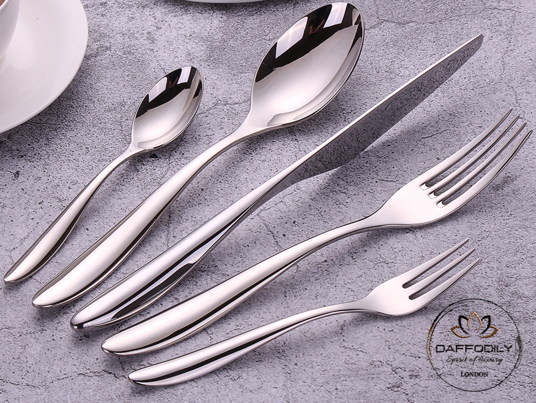 Luxury Cutlery Sets & 304 Stainless Flatware | Daffodily | DAFFODILY